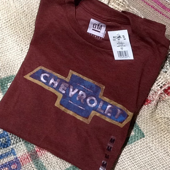 General Motors | Shirts | Nwt Chevy Maroon Gm Tee | Poshmark